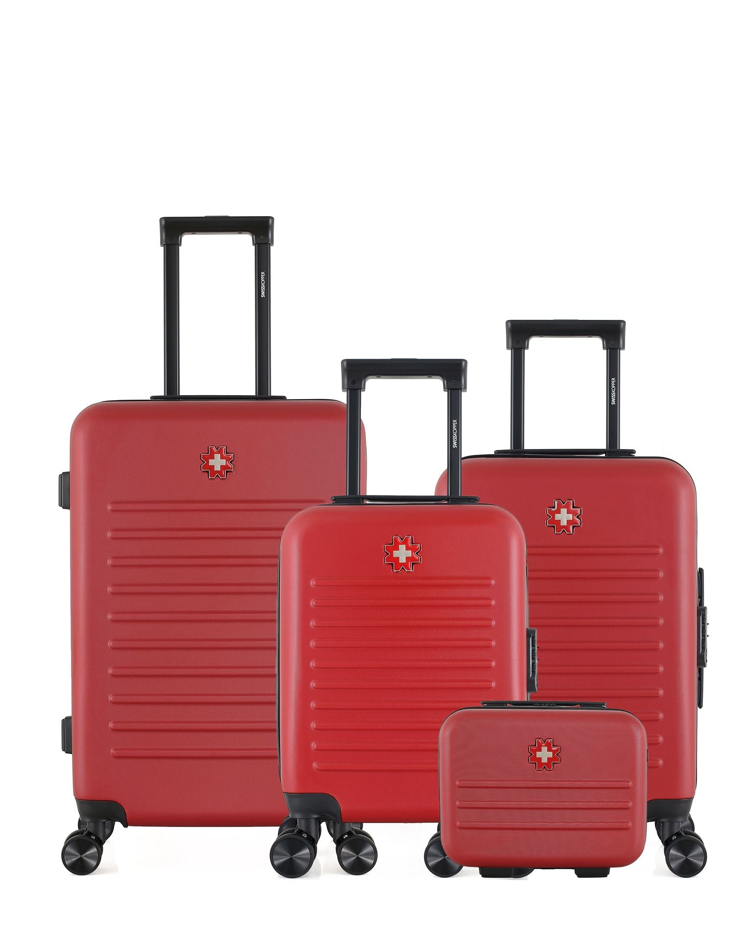 4er-Pack: Mittelgroßer Koffer, Handgepäck, Handgepäck XXS und ...