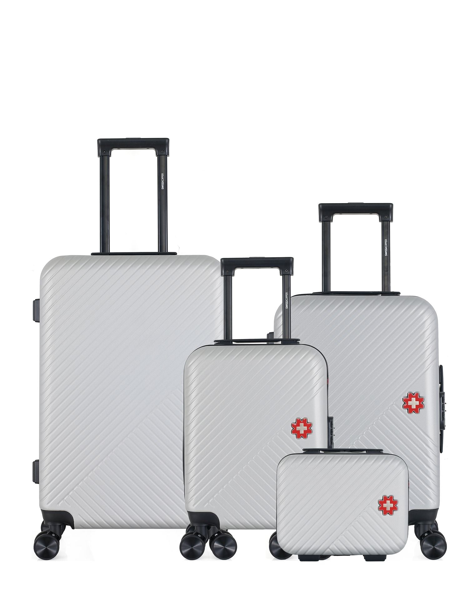 4er-Pack: Mittelgroßer Koffer, Handgepäck, Handgepäck XXS und ...